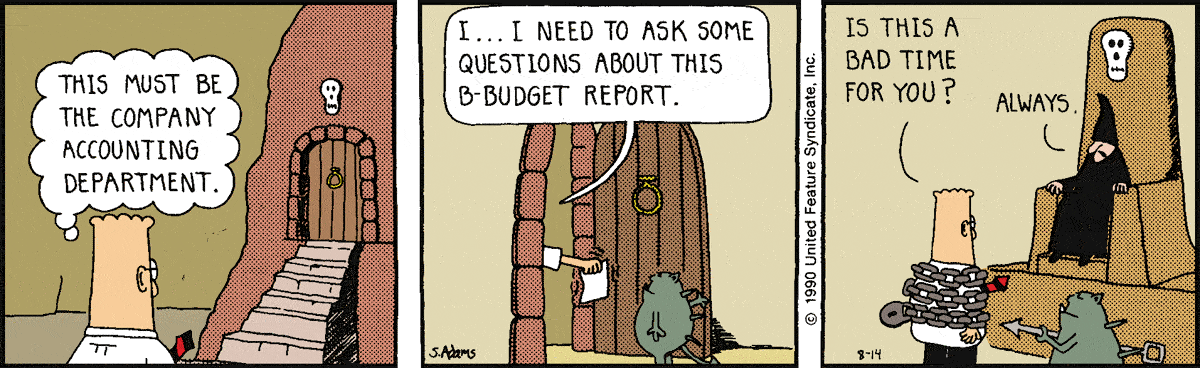 Dilbert Accounting Cartoons