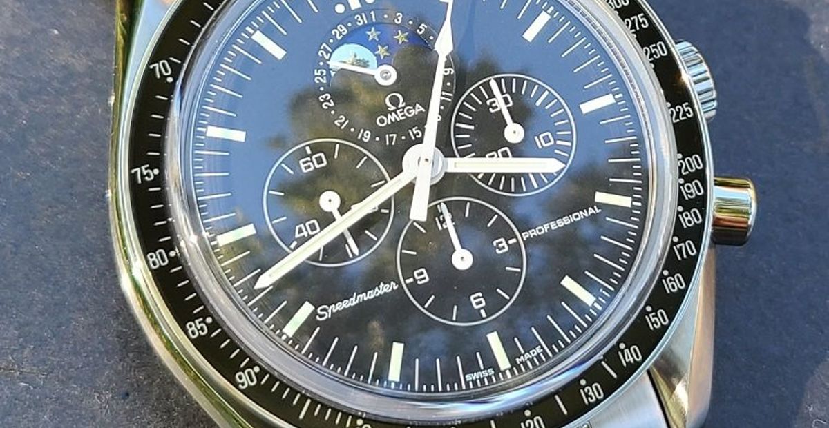 SOLD - Omega Speedmaster Moonphase | Omega Watch Forums