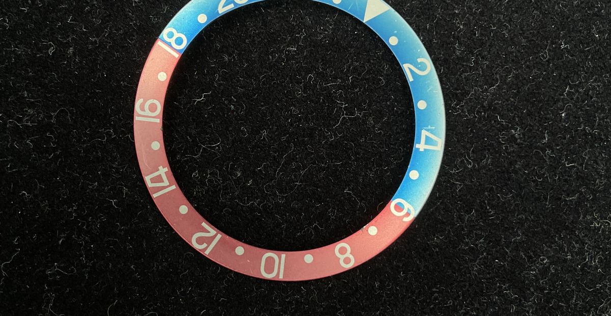 SOLD - Original Rolex Pepsi Insert with Beautiful Fade for 1675 / 16750 ...