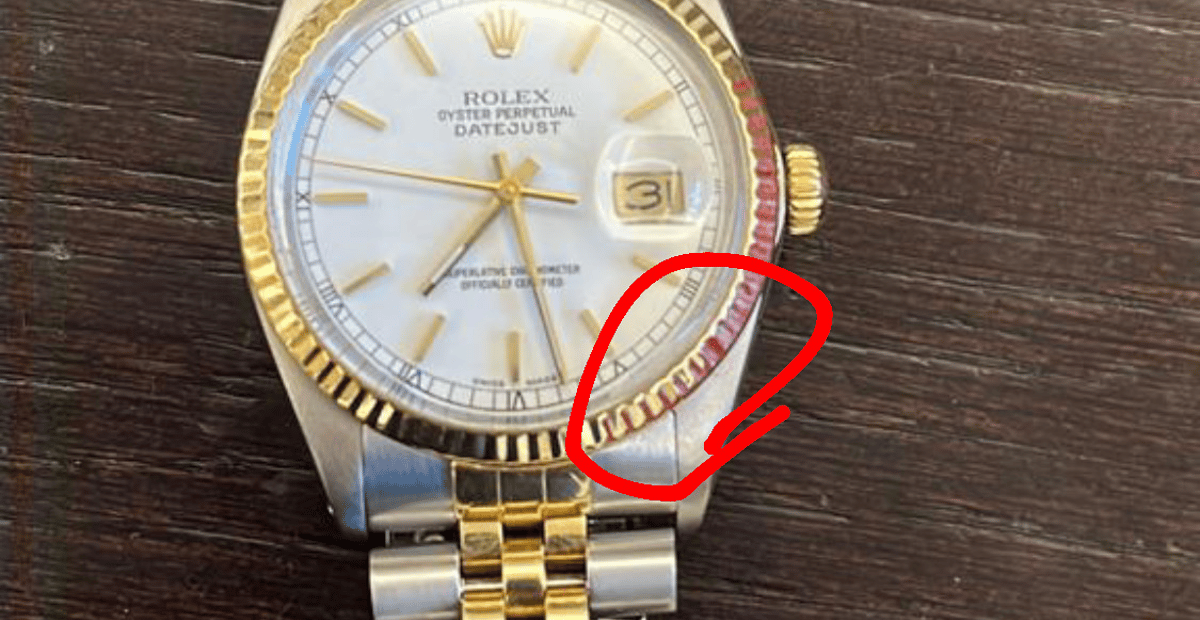 What does this rolex look like? The scratch on the watch glass? | Omega ...