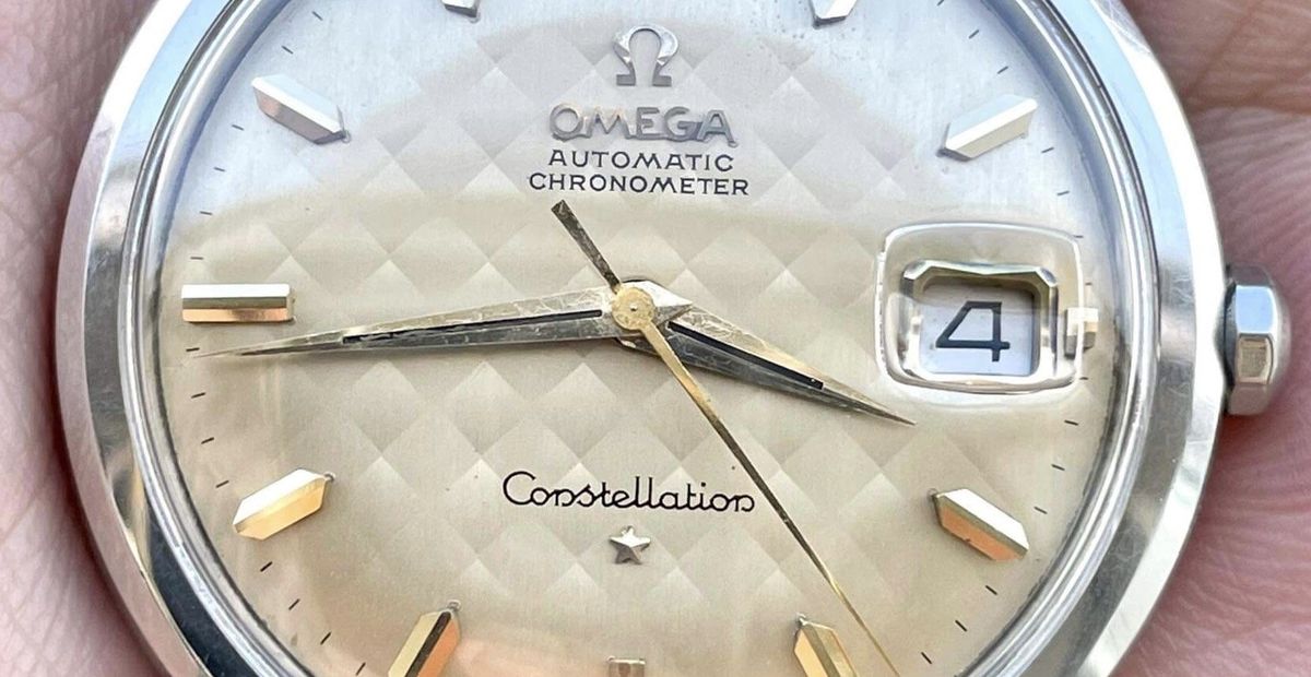 My new incoming watch. An uncommon “mattress dial” in the jumbo steel ...