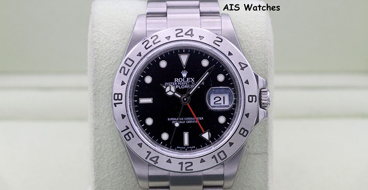 FSOT - Rolex Explorer II 16570 M Serial Black Dial 3186 Movement ...