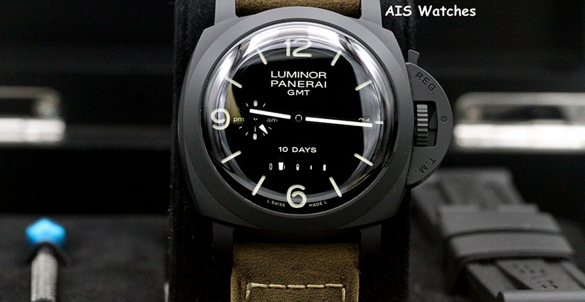 FSOT - Panerai PAM 335 Luminor GMT AM/PM Dial 1950 10Days Ceramic 44MM ...