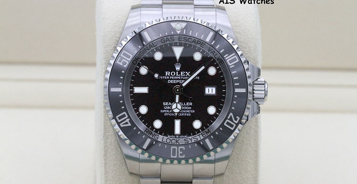 FSOT - BNIB Rolex 126660 Deep Sea SeaDweller DSSD Black Dial Box ...