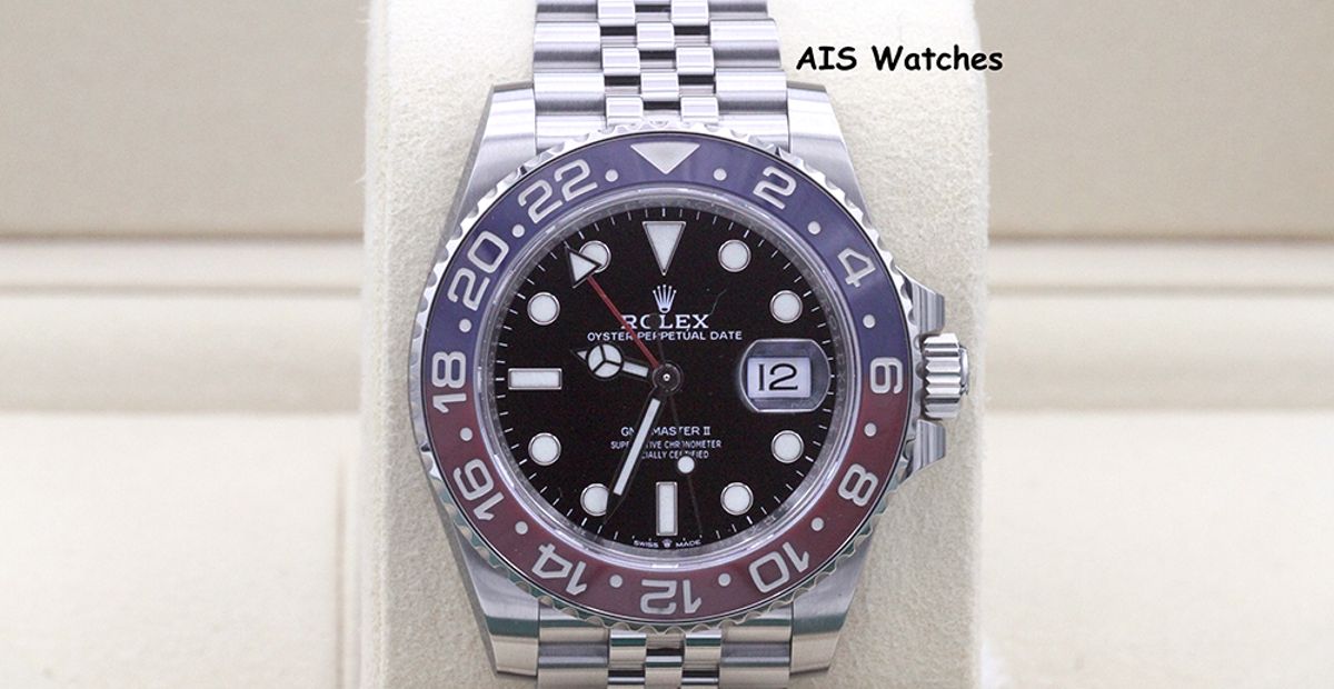FSOT - Rolex GMT Master II 126710BLRO Red Blue Pepsi Ceramic Bezel B&P ...