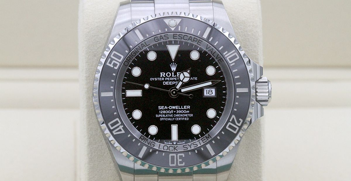 FSOT - Rolex 126660 Deep Sea SeaDweller DSSD Black Dial Box & Paper ...