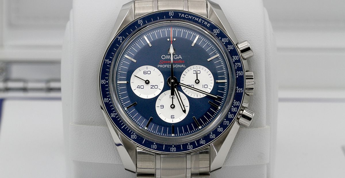 FSOT - NOS Omega SpeedMaster Tokyo 2020 Olympics Blue Dial 522.30.42.30 ...