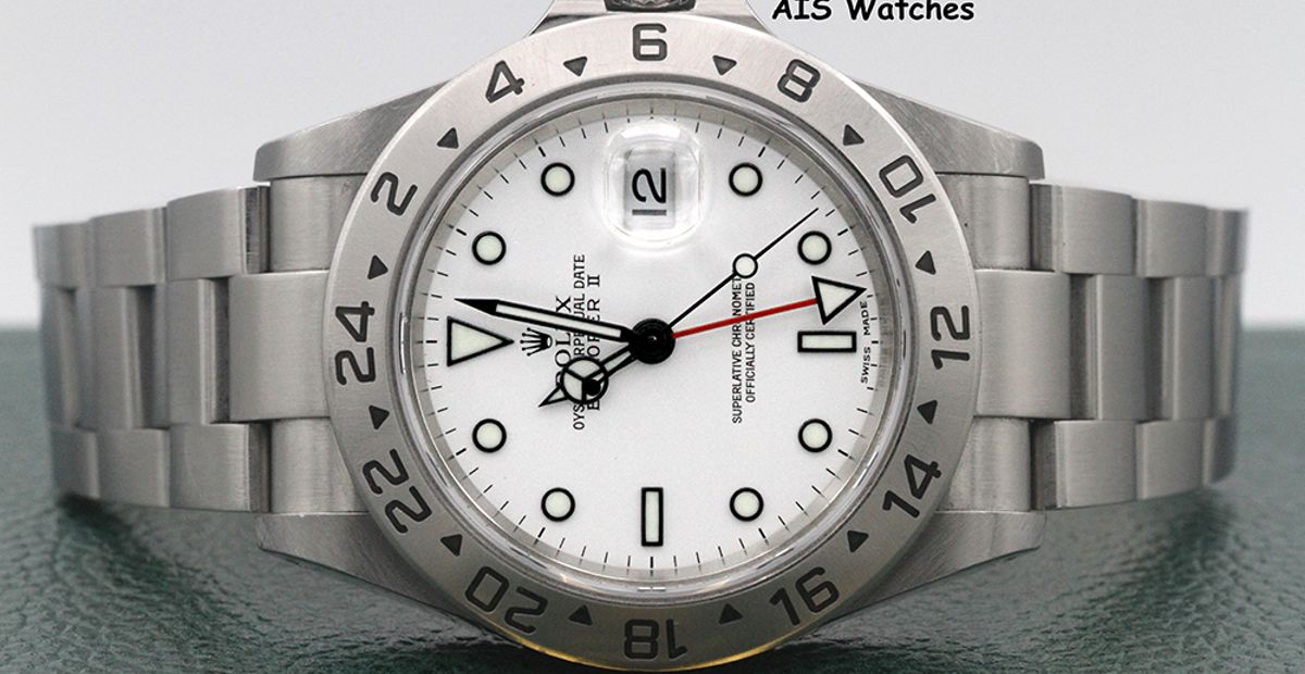 FSOT - Rolex Polar Explorer II 16570 Y Serial White Dial Box & Papers ...