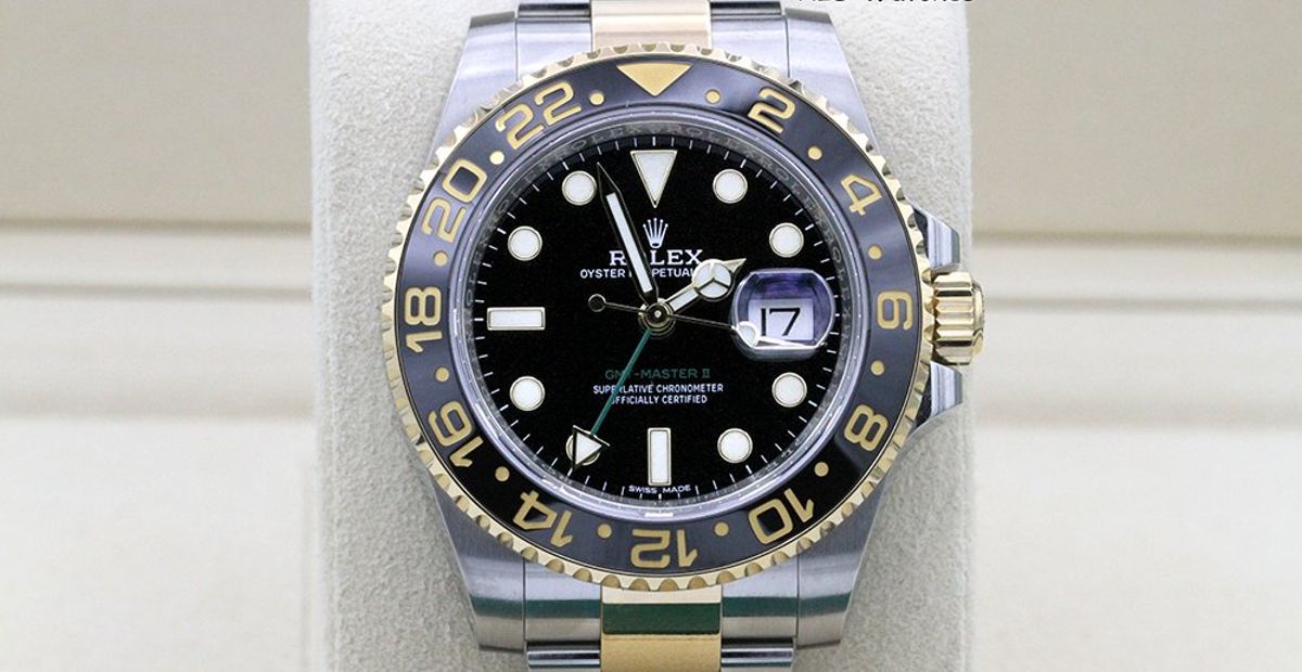FSOT - Rolex GMT Master II 18K/SS 116713LN 40MM Black Dial 2022 RSC ...