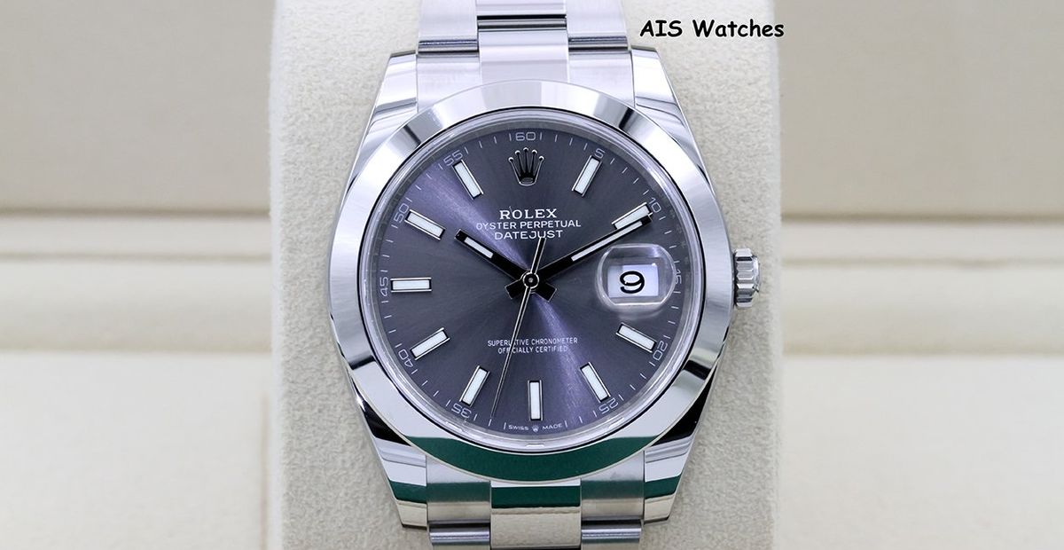 FSOT - BNIB Rolex Datejust 41MM 126300 Rhodium Stick Dial Oyster ...