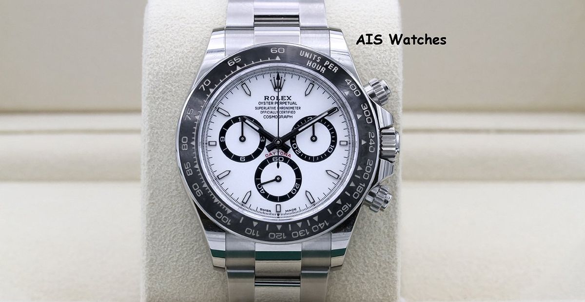 FSOT - Rolex Cosmograph Ceramic Daytona 126500 White Dial Box & Papers ...