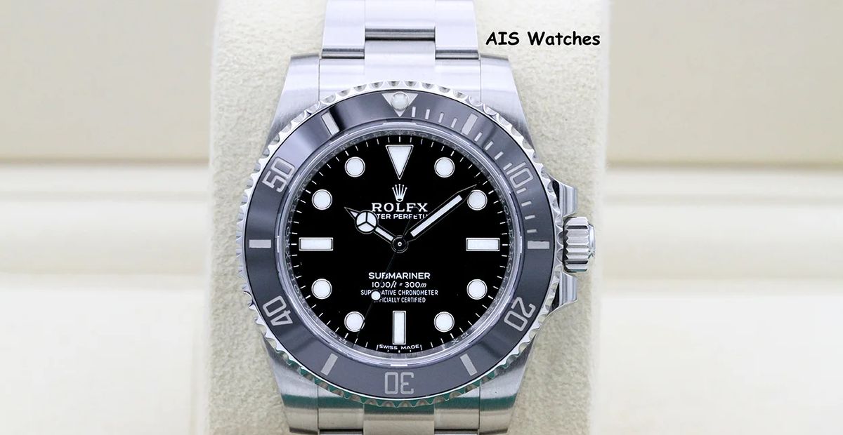 FS - Rolex Submariner 114060 No Date 40MM Ceramic Bezel 2017 B&P ...