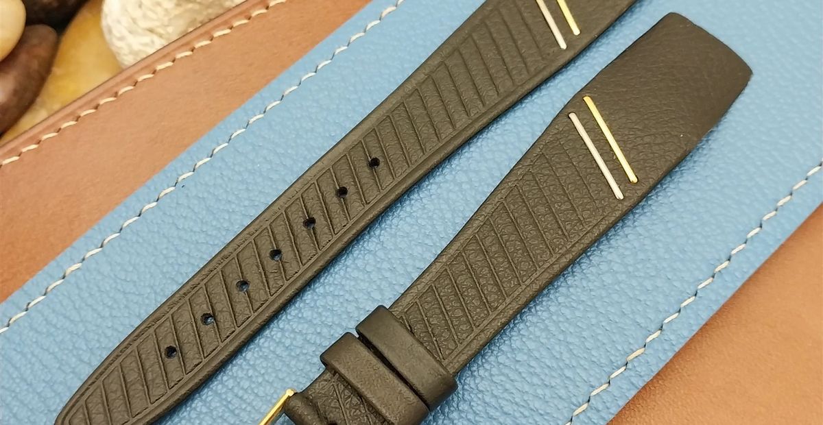 FS - Vintage 20mm Wire Lug Hirsch Open End nos Unused Classic Watch ...