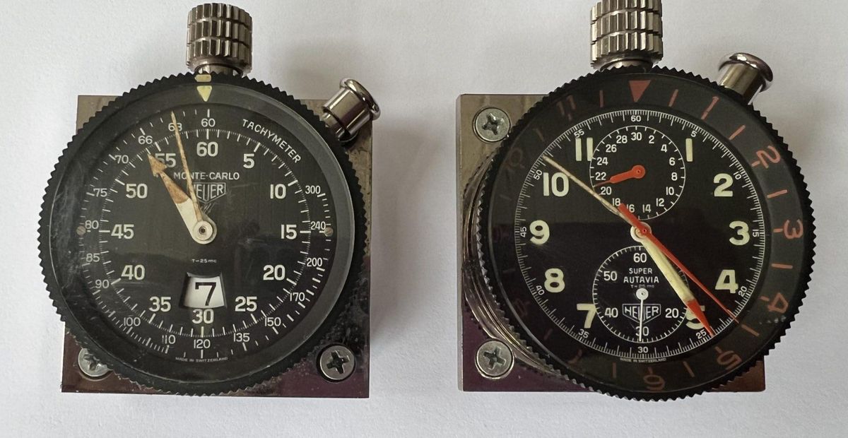 Vintage Heuer Dash Timers at Auction | Omega Watch Forums