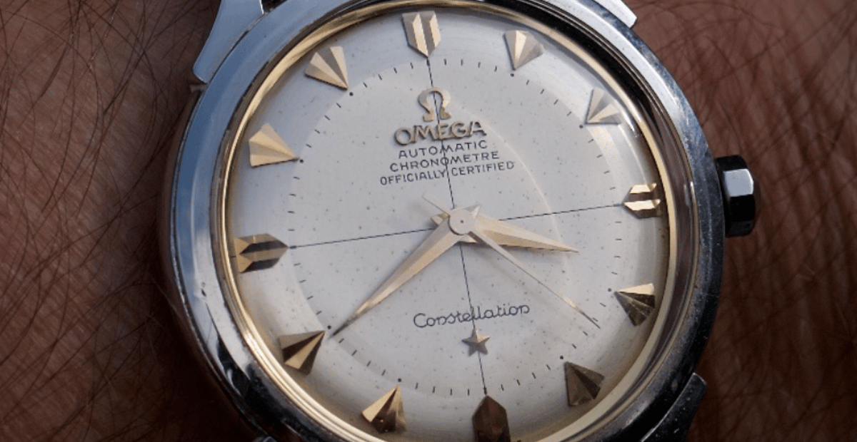 Tension ring on steel case with gold furniture | Omega Watch Forums