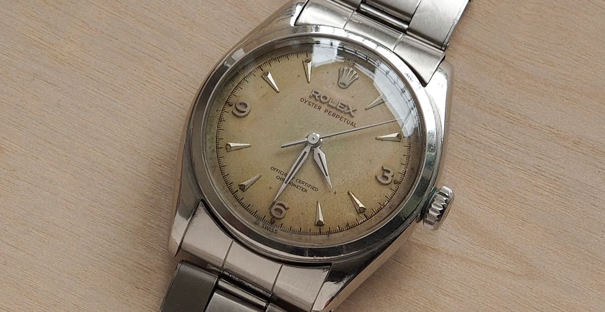 FS - Rolex Oyster Perpetual Ref. 6084 “Explorer Dial,” SN 878,xxx (1953 ...