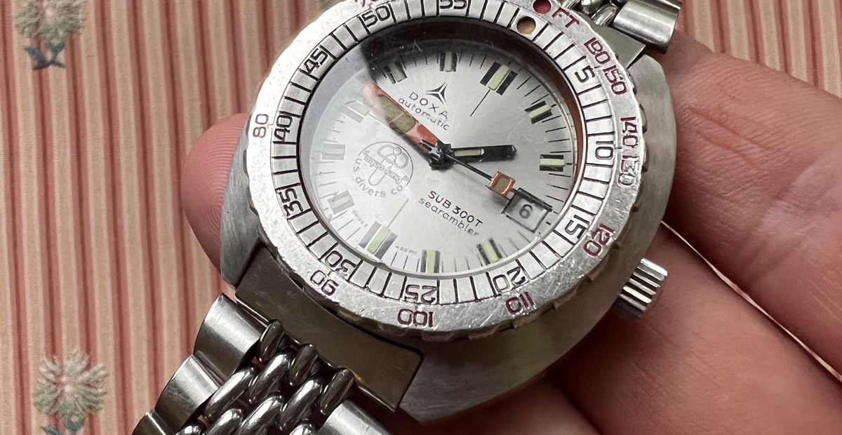 FS - Doxa Searambler 300T Synchron US Divers with Orig BoR Bracelet ...