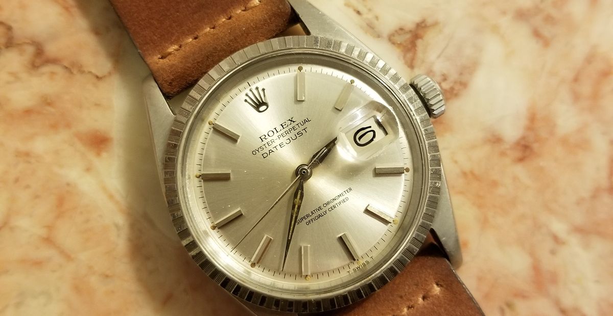 SOLD - Vintage Rolex Datejust 1603 "Leaf-Hands" | Omega Watch Forums