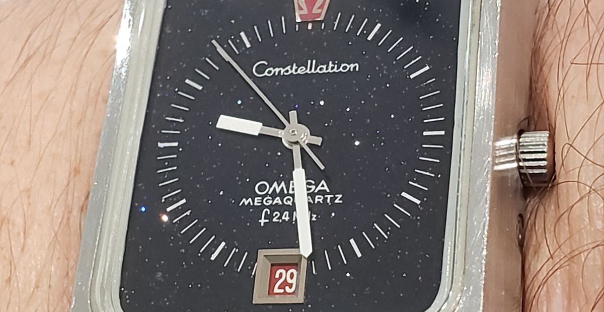 Constellation Megaquartz 2.4 Mhz Stardust with R Serial | Omega Watch ...