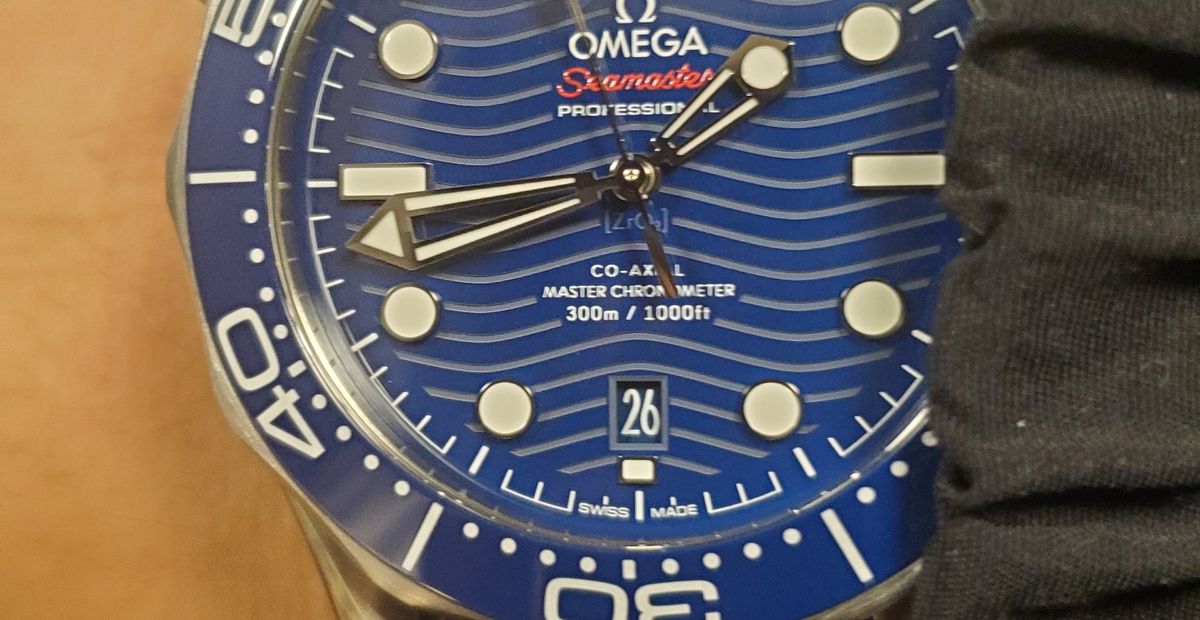 New Omega 300M Dial Chipped :( | Omega Watch Forums