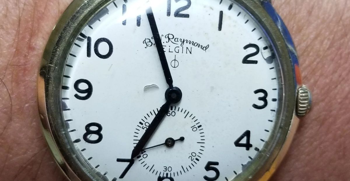 Elgin B.W. Raymond restoration | Omega Watch Forums