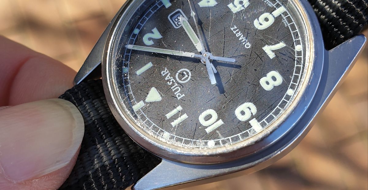 SOLD - Military Issued Pulsar G10 watch from 2004 with Seiko movement ...