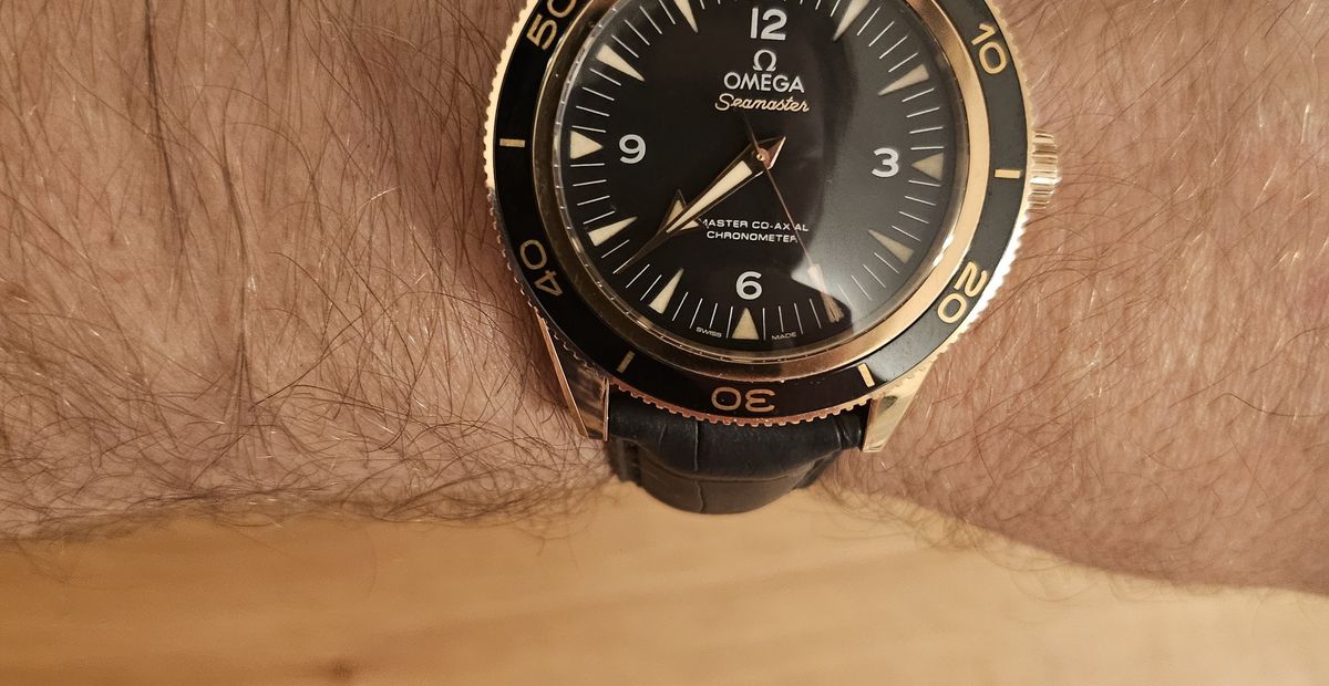 strap help with new watch seamaster 300 rose gold | Omega Watch Forums