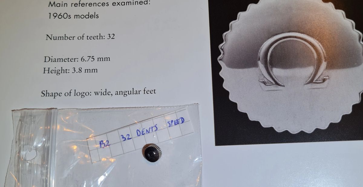 SOLD - B2 Crown for Speedmaster - 32 teeth | Omega Watch Forums