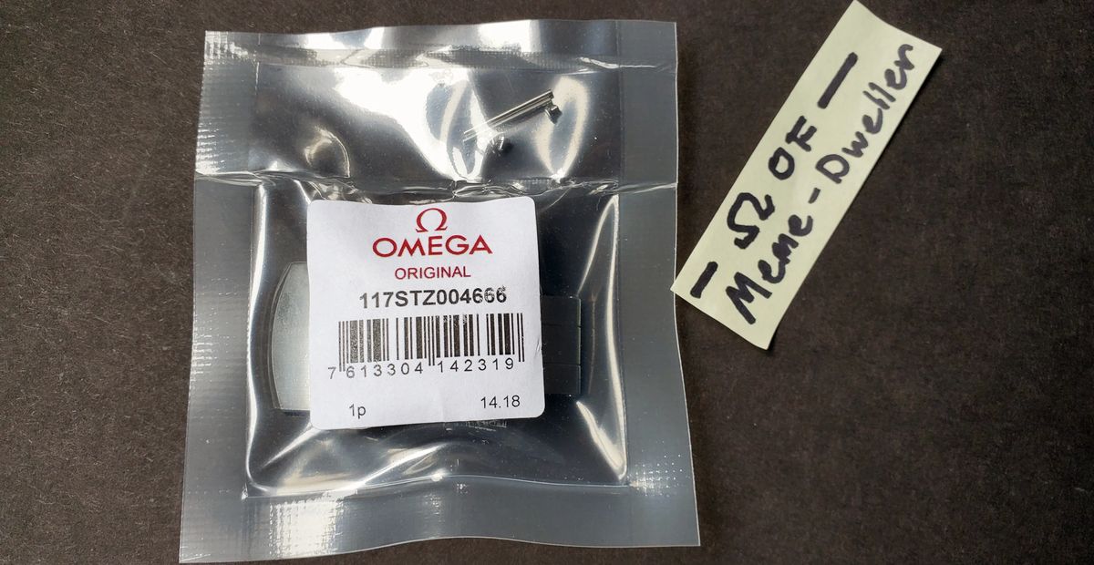 SOLD - New Sealed OMEGA STZ004666 Micro-Adjust Clasp Stainless Steel ...