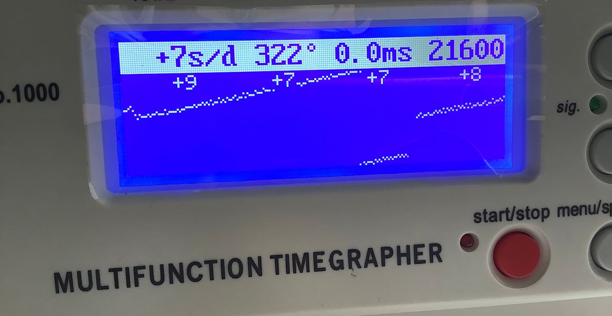 Excessive amplitude, but good rate and beat error… | Omega Watch Forums