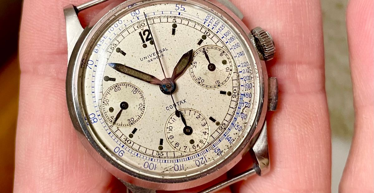 SOLD - Universal Geneve Contax | Omega Watch Forums
