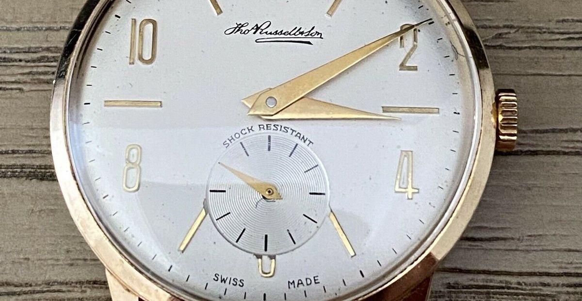 WITHDRAWN - English Wristwatch, Thos. Russel & Son, ca. 1960 | Omega ...