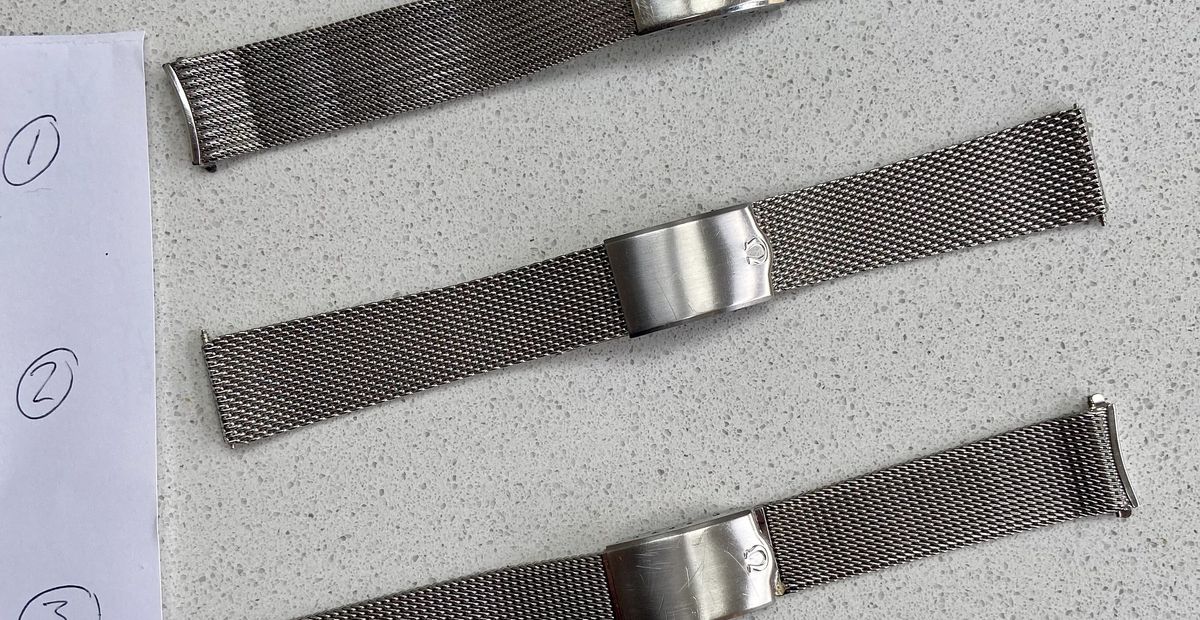 FS - Vintage DS&S Omega Mesh Bracelets x3 | Omega Watch Forums