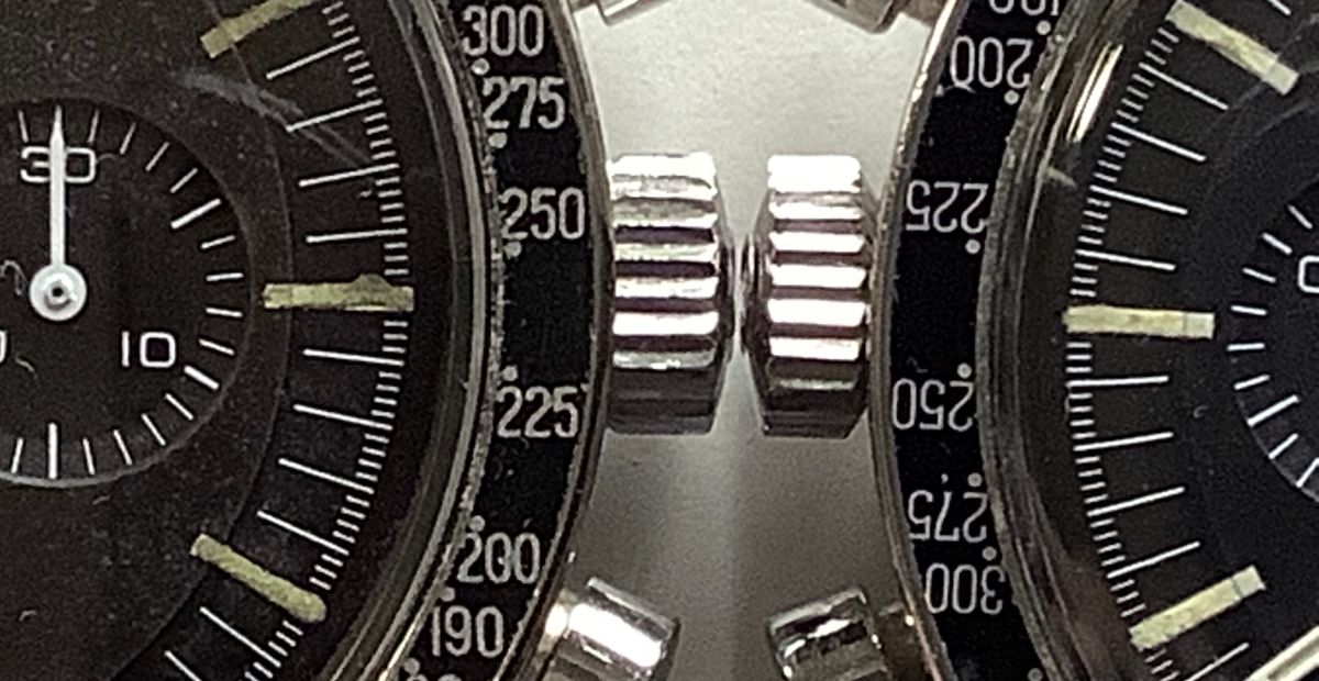One of these vintage Speedmaster crowns is not correct... | Omega Watch ...