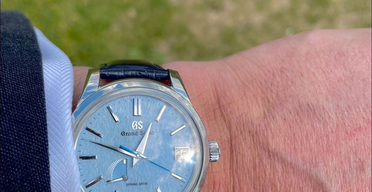 My Skyflake SBGA407 on leather | Omega Watch Forums