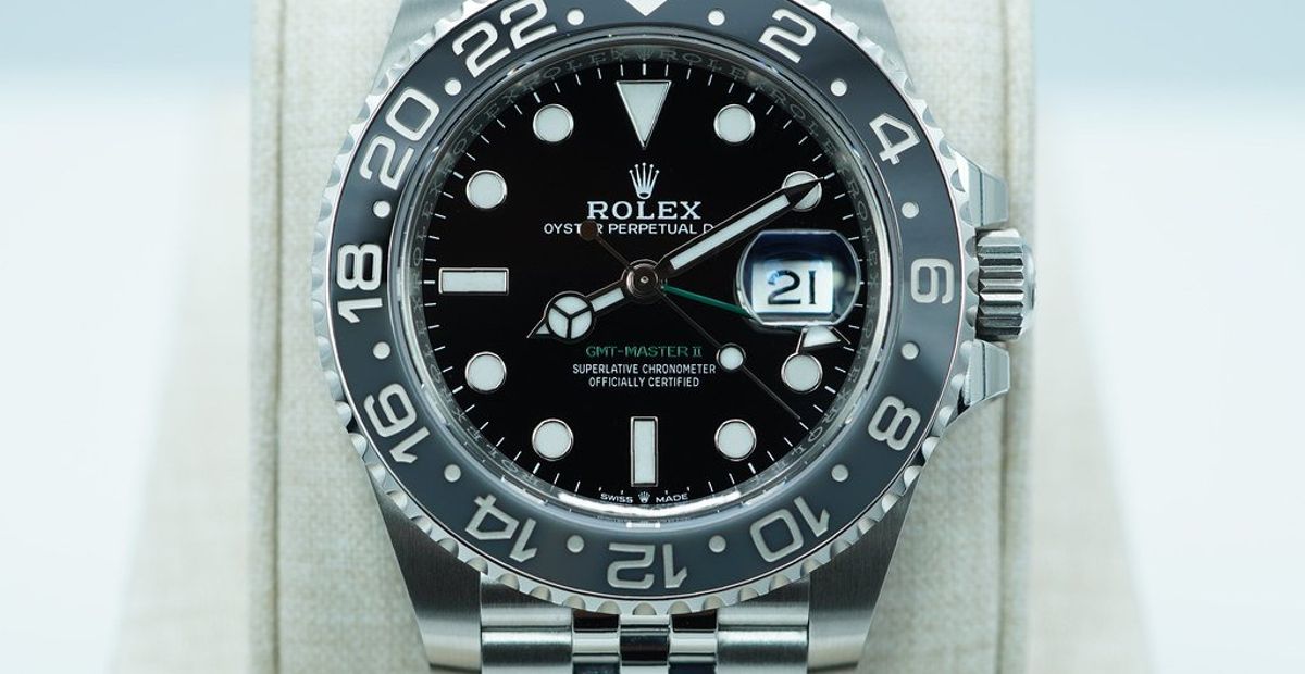 FSOT - BRAND NEW Rolex 126710GRNR GMT MASTER II BLACK GREY BEZEL ...