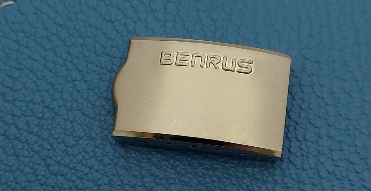 FS - Old-Stock Benrus Logo Stainless Steel Deployment Buckle For ...