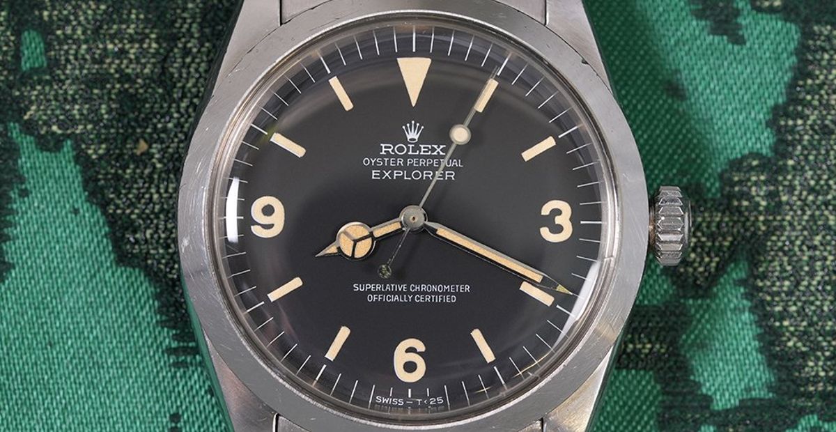 SOLD - 1969 Rolex 1016 Explorer. Killer dial. Serviced. 7206/58 ...
