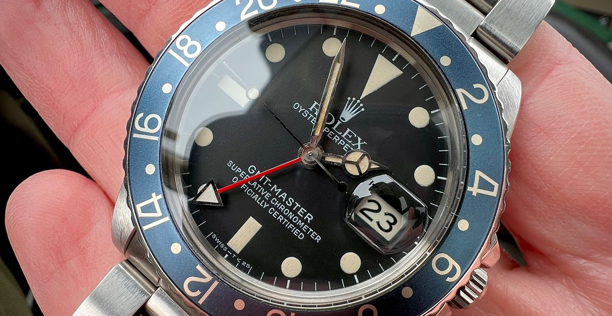 SOLD - Rolex 1675 / 16750 Bezel Insert Dark Blue Fade | Omega Watch Forums