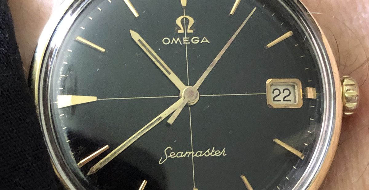 Incoming Black Dial Gold Capped Seamaster | Omega Watch Forums