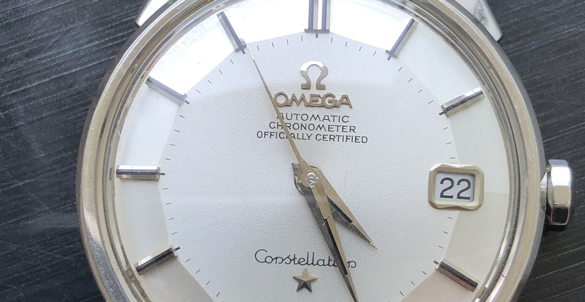 SOLD - Omega Constellation 168.005 Dog leg Pie pan - Euro 1350 | Omega Watch Forums