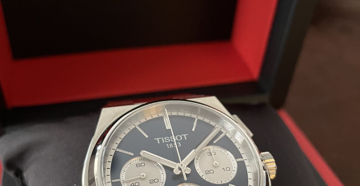 SOLD - Tissot PRX Automatic Chronograph, blue dial. $1100 in USA ...
