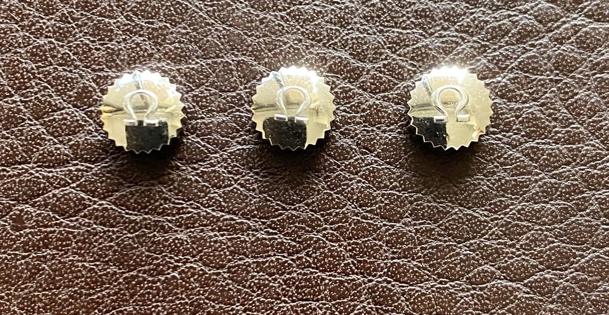 SOLD - (3) 24 Tooth, Flat Foot Logo Omega Crowns for Early Seamaster ...