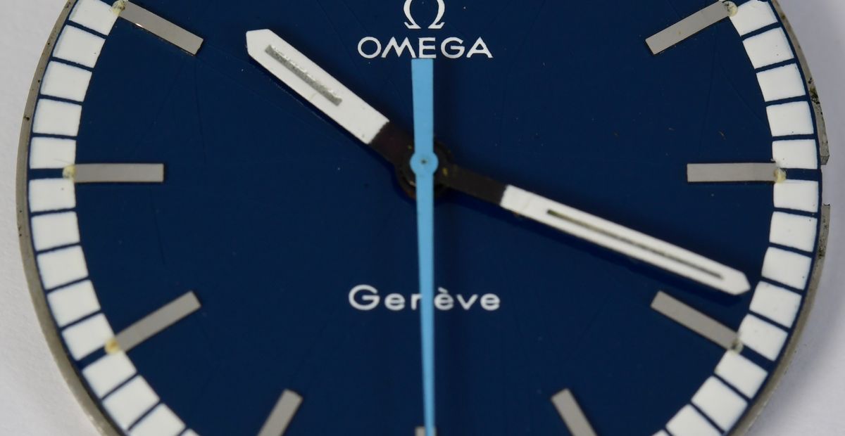 SOLD - Omega 135.041 blue “racing” dial | Omega Watch Forums