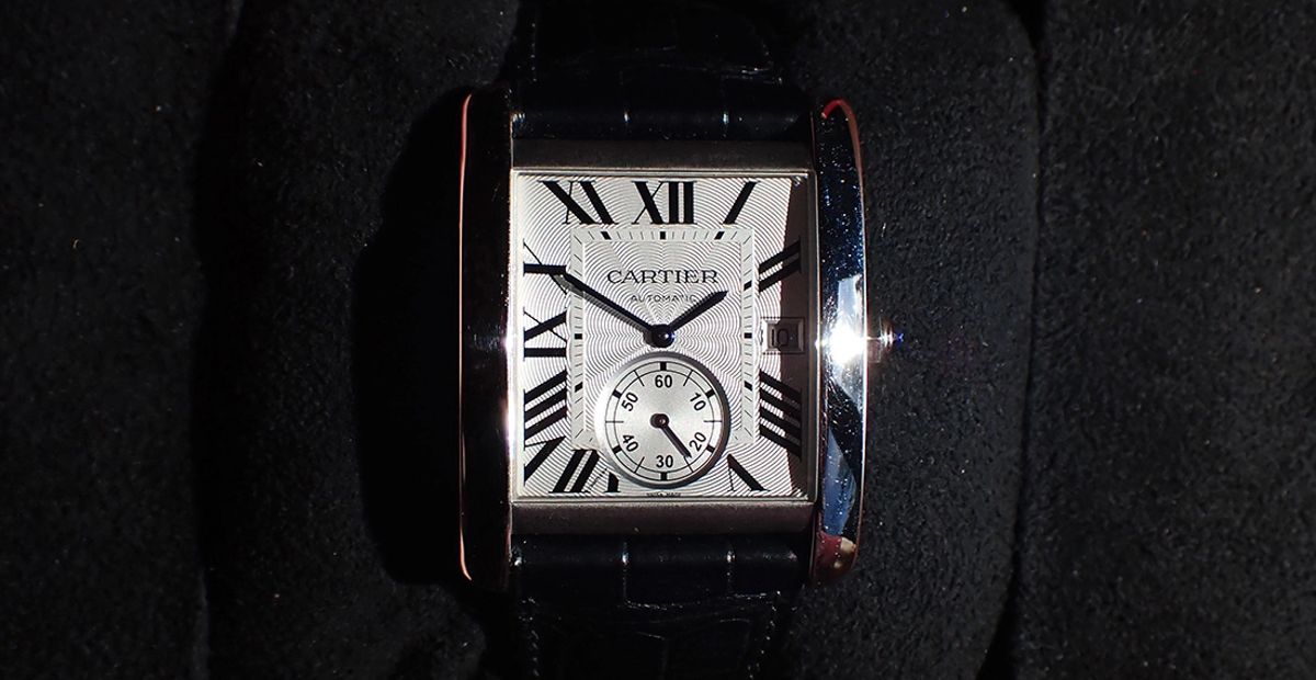 SOLD - Cartier JUMBO Tank MC ref. W5330003 cal. 1904-PS MC w/B&P ...