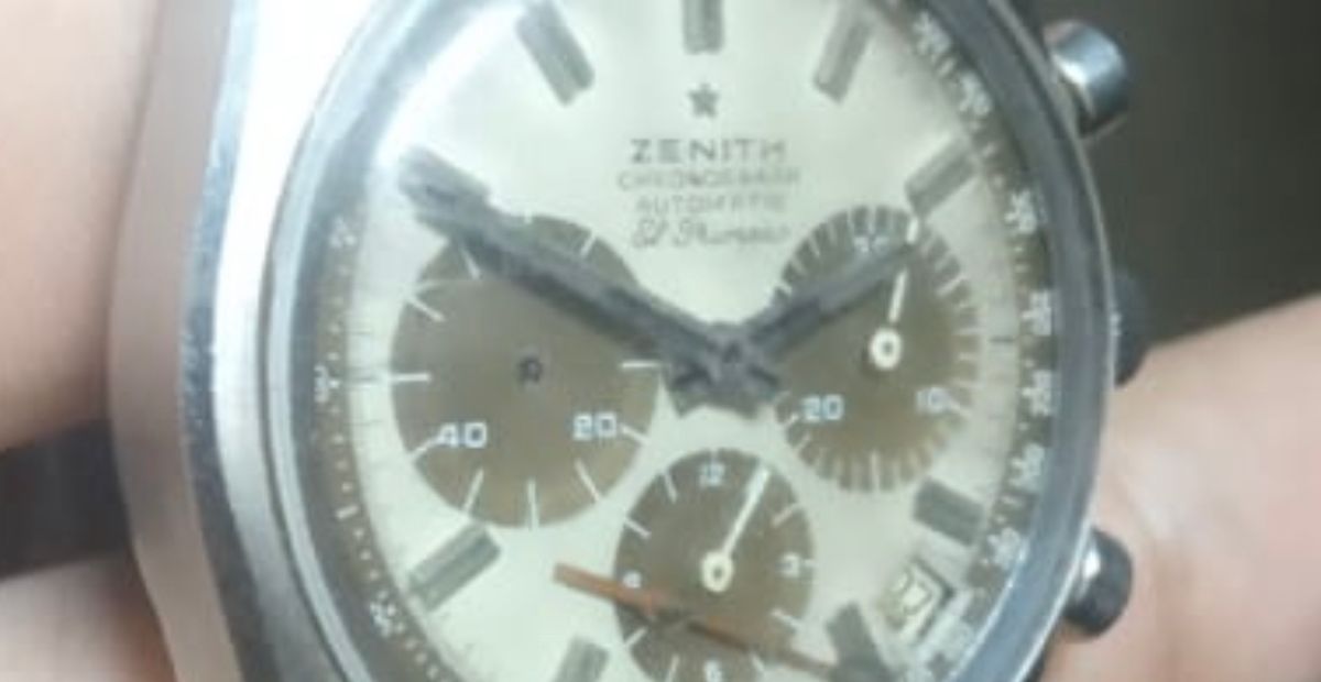 Vintage Original Zenith A384 El Primero Caramel, on its way, question... | Omega Watch Forums