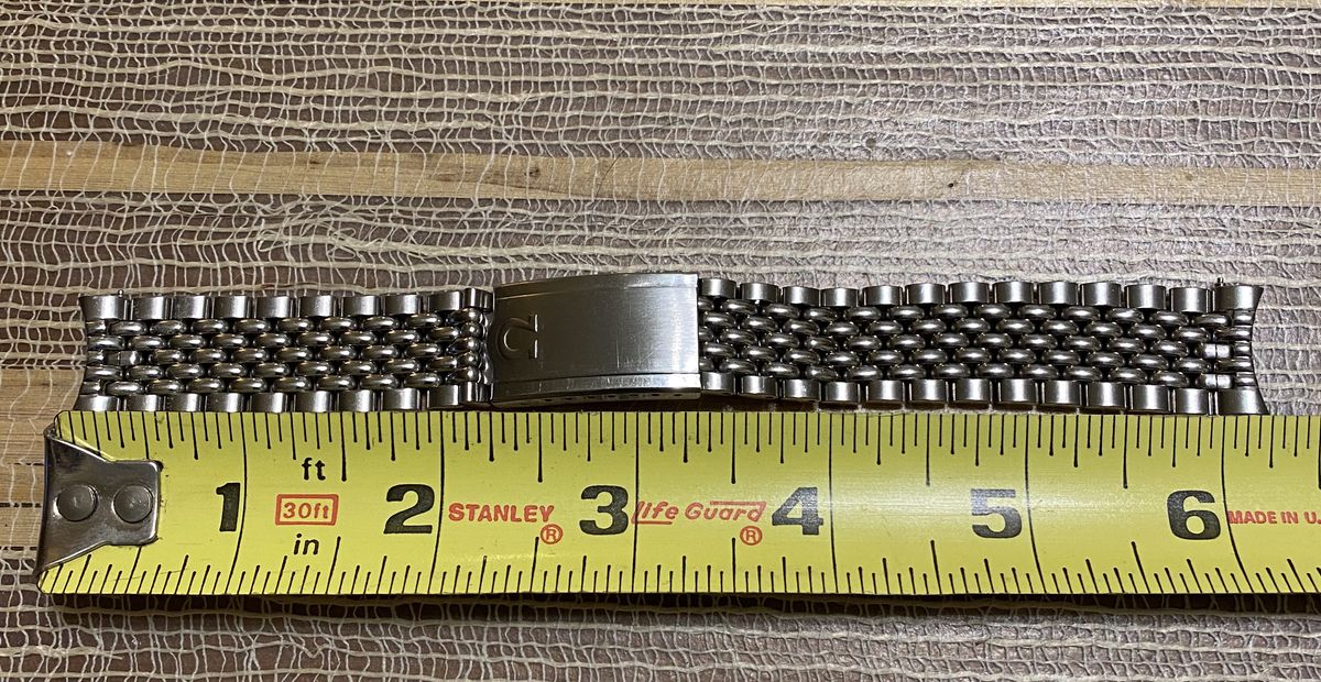 SOLD - OMEGA OEM No. 12/1036 BOR BRACELET W/11 END LINKS | Omega Watch ...