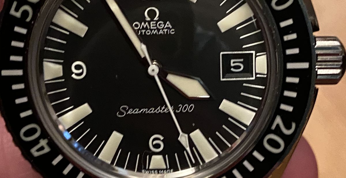 Omega SM300 w/ Mesh Bracelet Built with Replacement Parts & Purchased ...