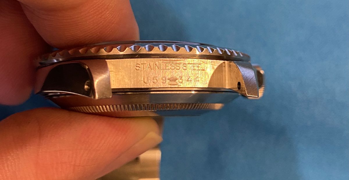 Can a bracelet cause this kind of wear and tear on the serial number ...