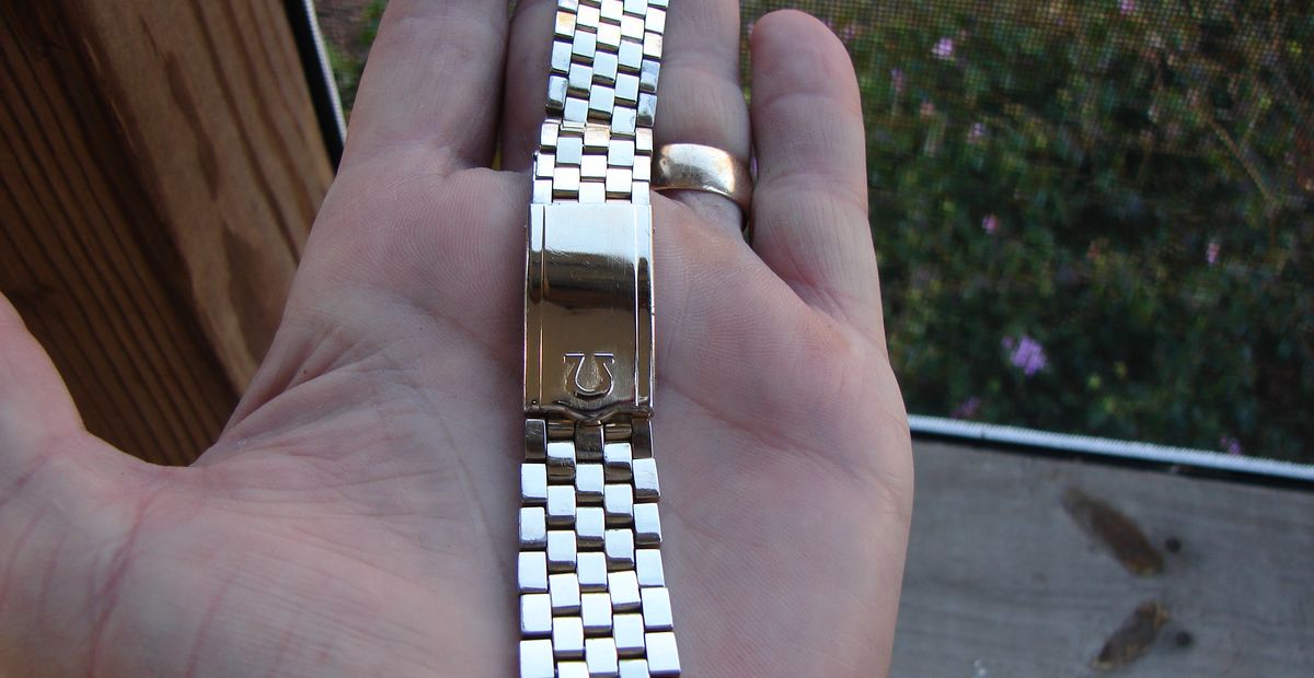 SOLD - Genuine Vintage Omega 1040 Gold Brick Bracelet | Omega Watch Forums